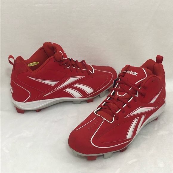 Reebok | Shoes | Reebok Mlb Authentic Collection Play Dry Red White ...